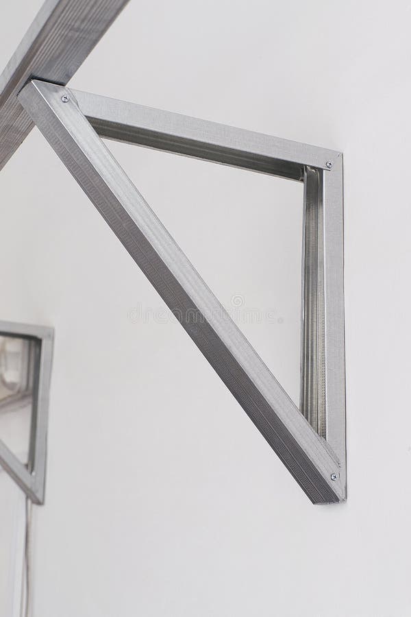 Building Corner Holder Made of Metal. Wall Mount Stock Photo - Image of ...