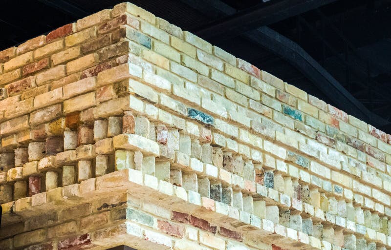 Building Corner. Modern Brick Architecture Stock Photo - Image of ...