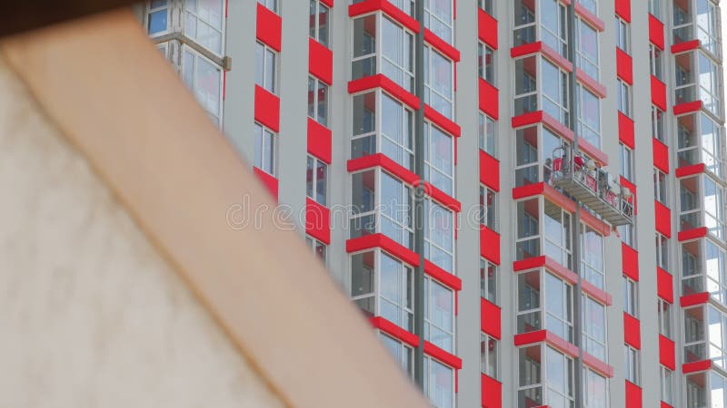 The Building Cradle stock video. Video of washing, risk - 219916133