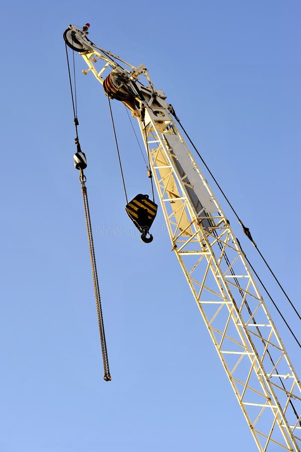 Building Crane stock photo. Image of hook, construction - 25252614