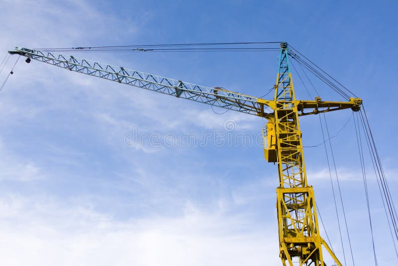 Building crane stock image. Image of clear, outdoor, crane - 9724535