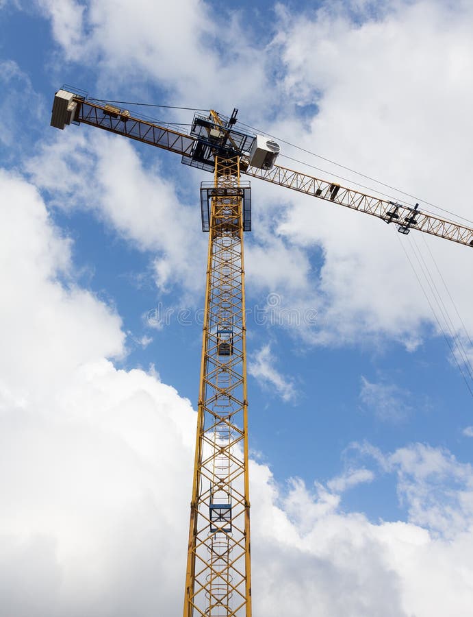 Building crane stock photo. Image of work, working, buiding - 52432400
