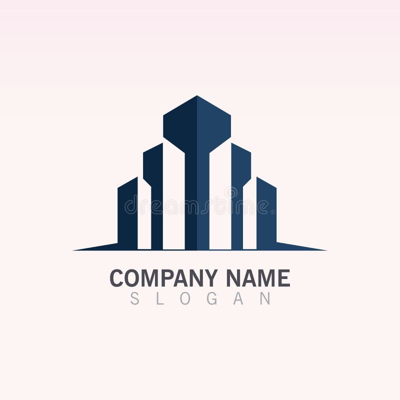 Building Creative Construction Logo Design Vector Template Stock Vector ...