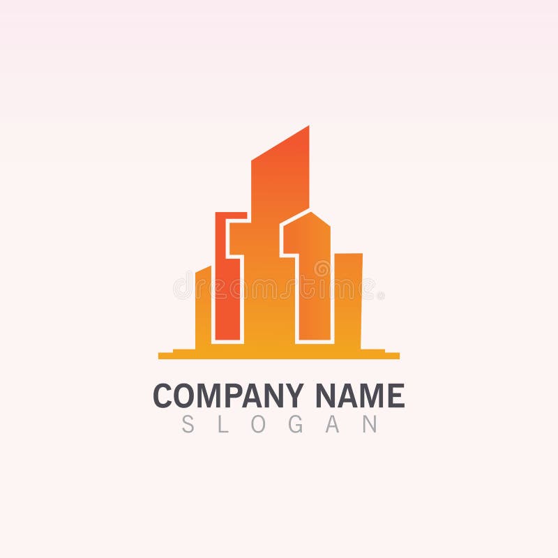 Building Creative Construction Logo Design Vector Template Stock Vector ...