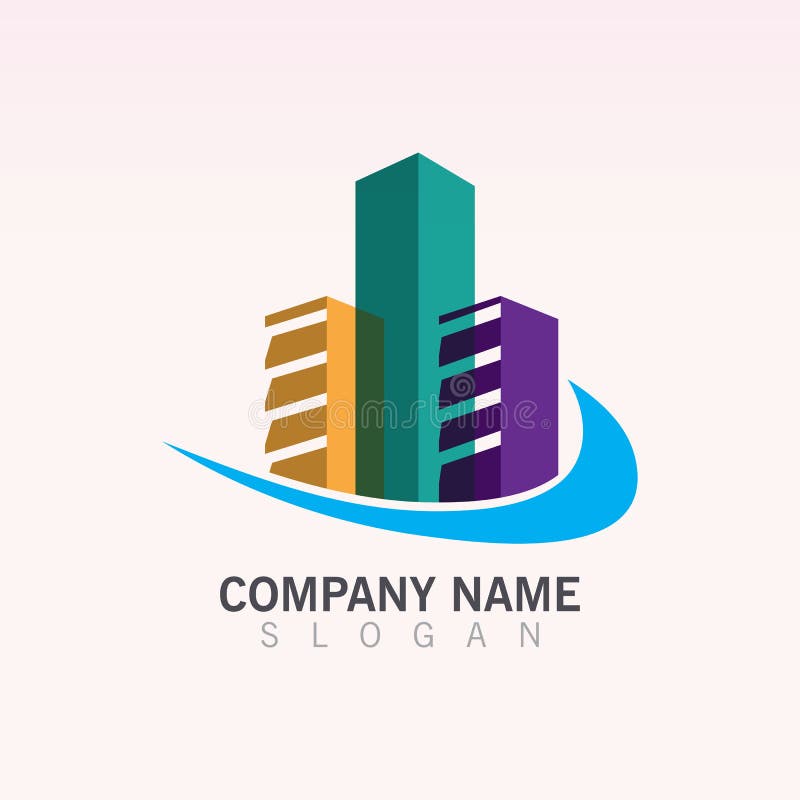 Building Creative Construction Logo Design Vector Template Stock Vector ...