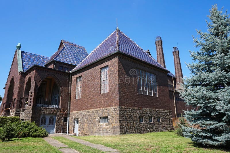 Building of the Crematory and Funeral Home Stock Image - Image of place ...