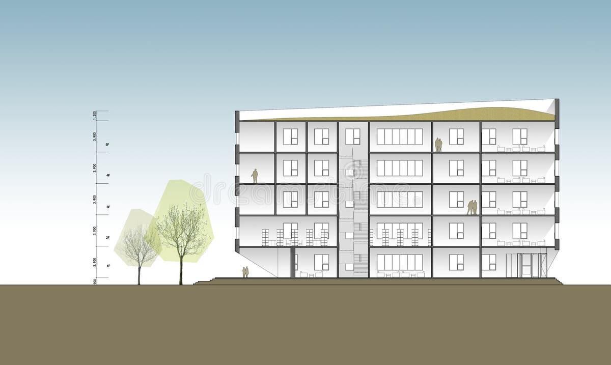 Apartment Block Cross Section Stock Photos - Free & Royalty-Free Stock ...