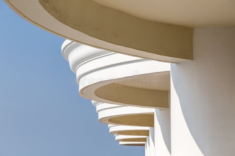 Building Curve Terrace stock photo. Image of beautiful - 69513168