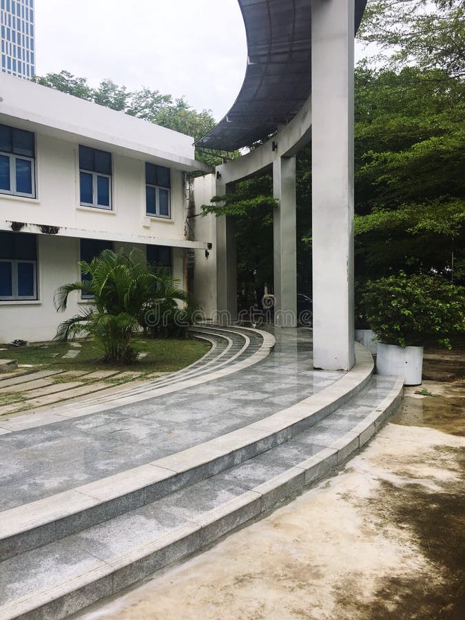 Curved Buildings stock photo. Image of architecture, reflection - 3668926