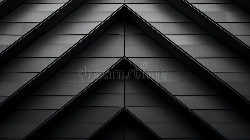 Building dark geometric stock illustration. Illustration of geometric ...