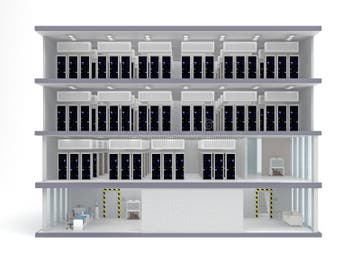 Data Centre Building Stock Illustrations – 113 Data Centre Building ...