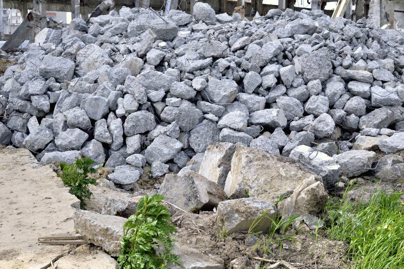 Building Debris - the Broken Stones of the Destroyed Building Stock ...