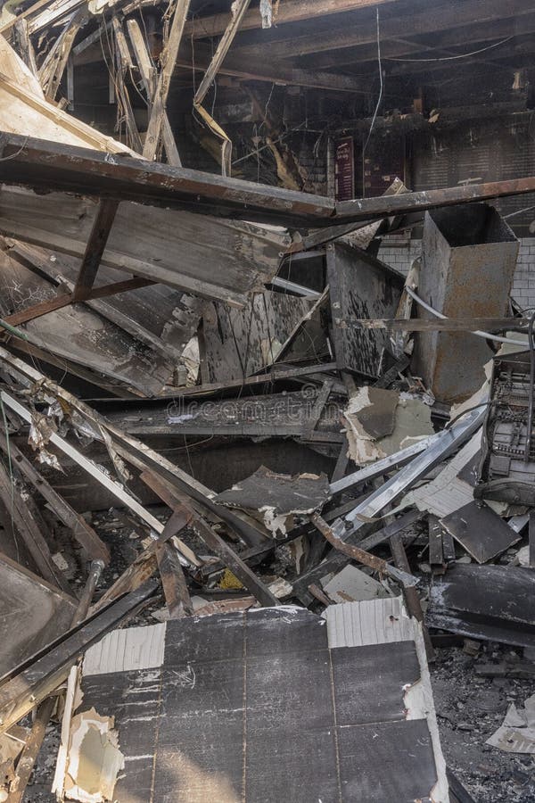 Building Debris stock photo. Image of iron, building - 263054352