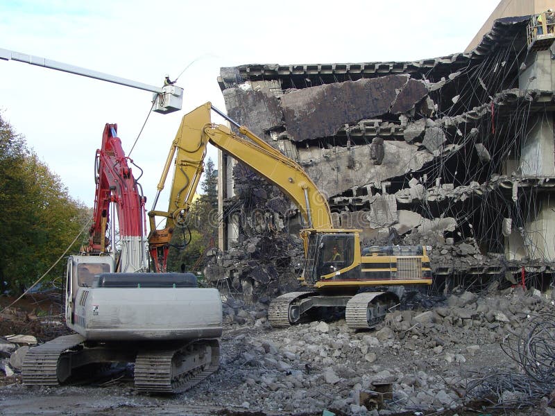 Demolition claw stock photo. Image of pneumatic, dismantle - 1180678