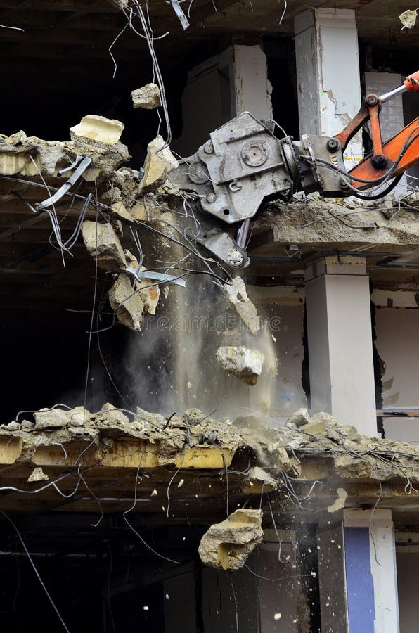 Building Collapsing or Falling Down Stock Image - Image of background ...