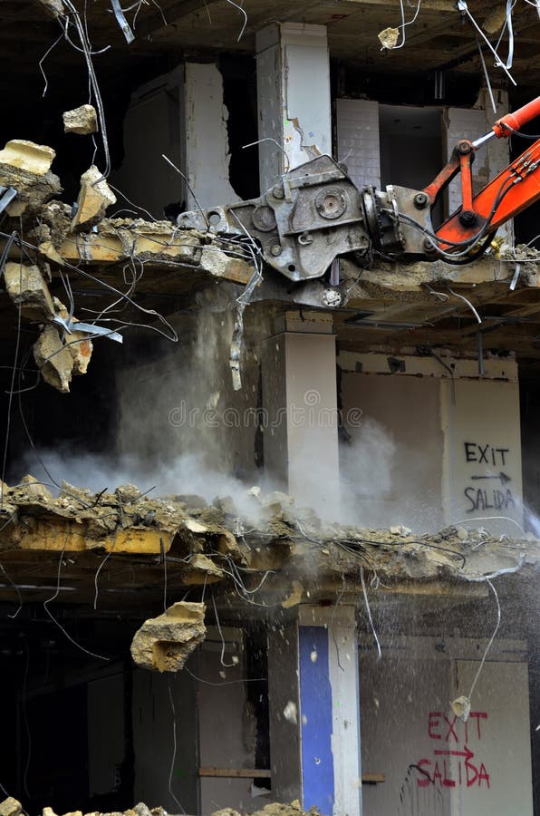 Building Collapsing or Falling Down Stock Photo - Image of destruction ...