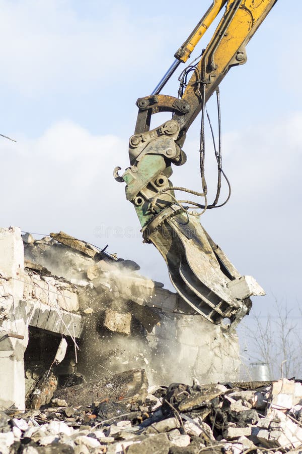 Building demolition stock photo. Image of building, concrete - 35756596