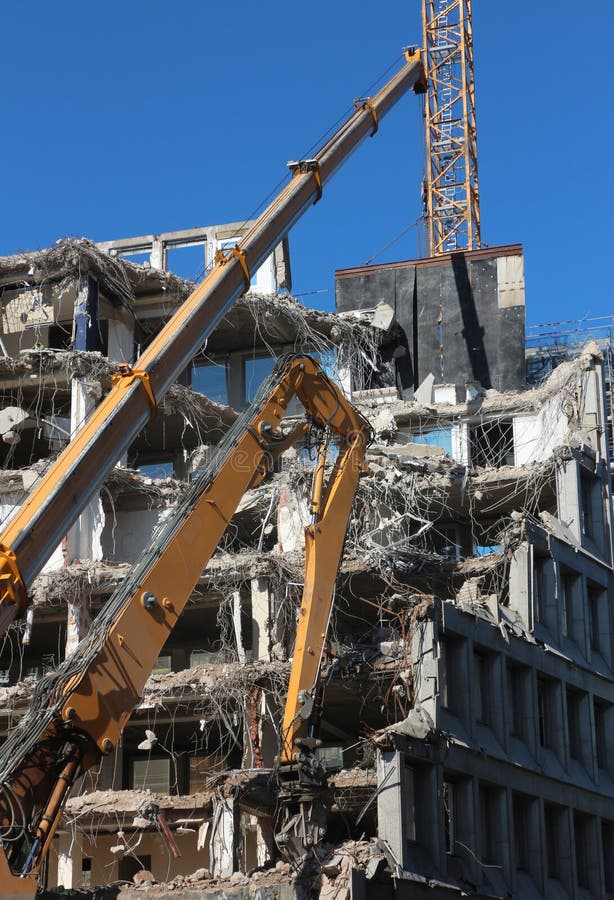Demolition stock image. Image of destroy, industrial - 49932863