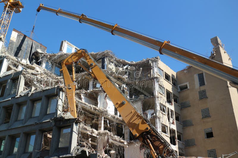 Demolition stock image. Image of destroy, industrial - 49932863
