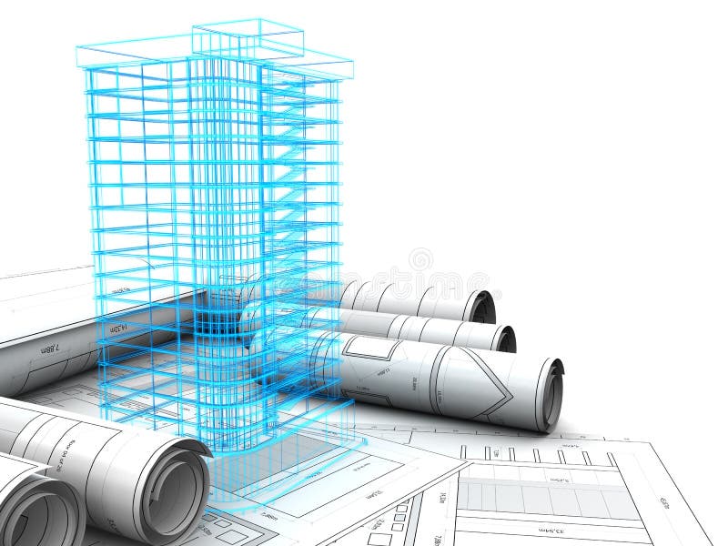 Building design stock illustration. Illustration of sketch - 73635341