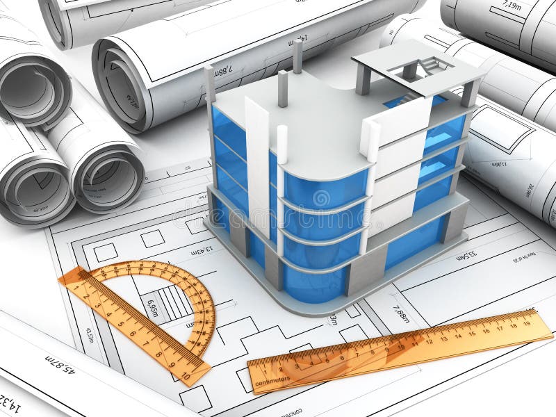 Building design stock illustration. Illustration of urban - 73521730