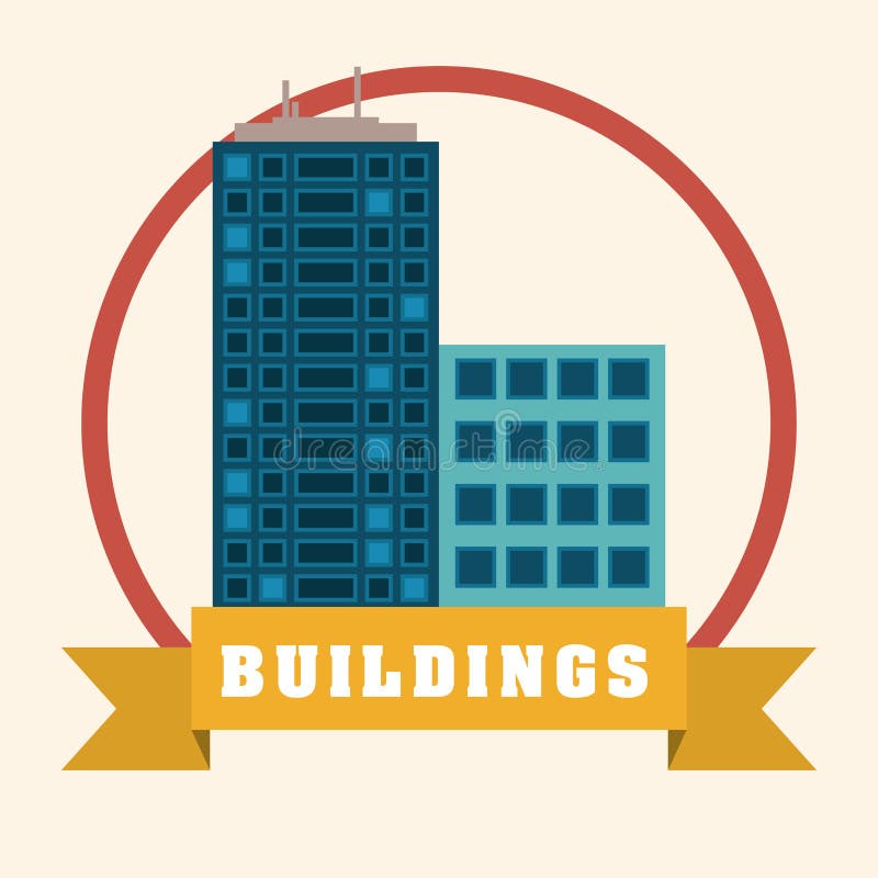 Building design stock vector. Illustration of structure - 59061307