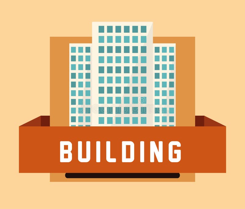 Building design stock vector. Illustration of graphic - 59061583