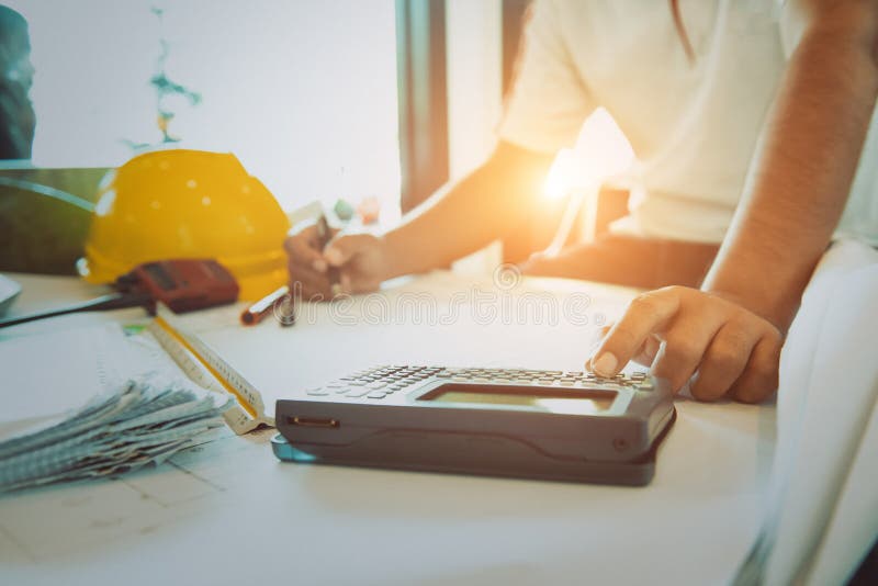 Building Design Engineering and Construction Business Stock Image ...