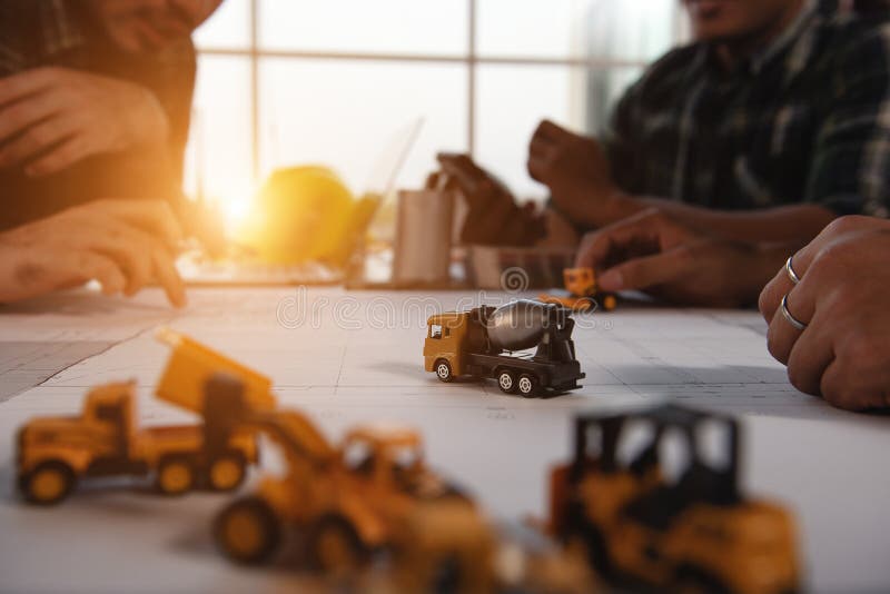 Building Design Engineering and Construction Business Stock Photo ...