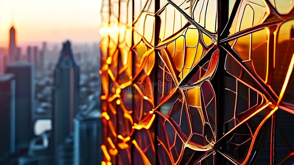 Building Design of a Network of Interconnected Shapes Inspired by the ...