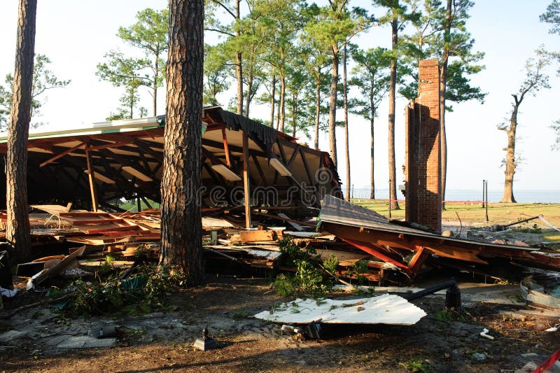 Building Destroyed by Storm Stock Photo - Image of rubble, wall: 21135070