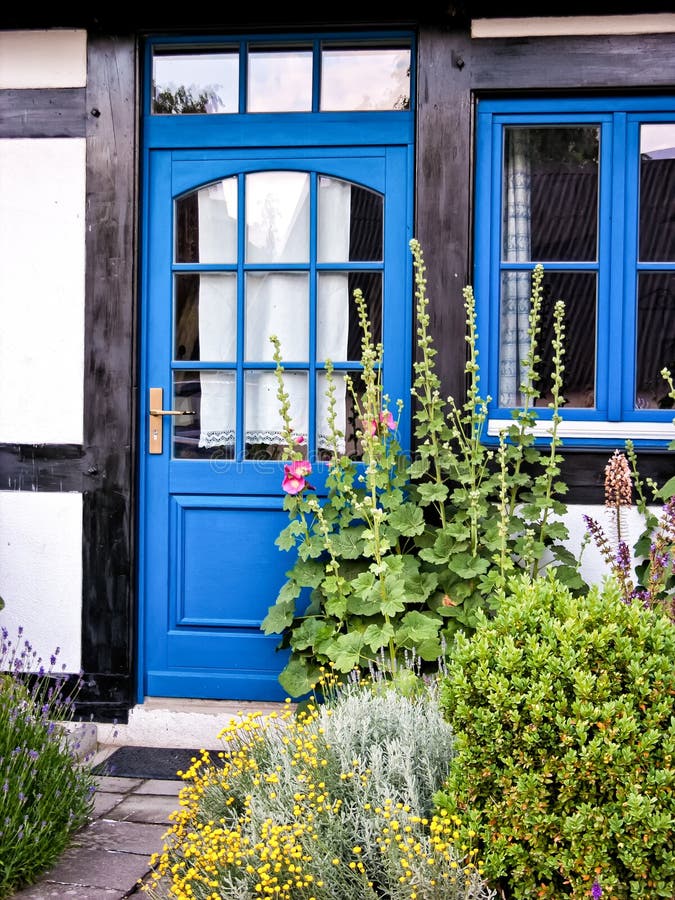 Building, Detailed View of a Front Door or Entrance Door Stock Photo ...