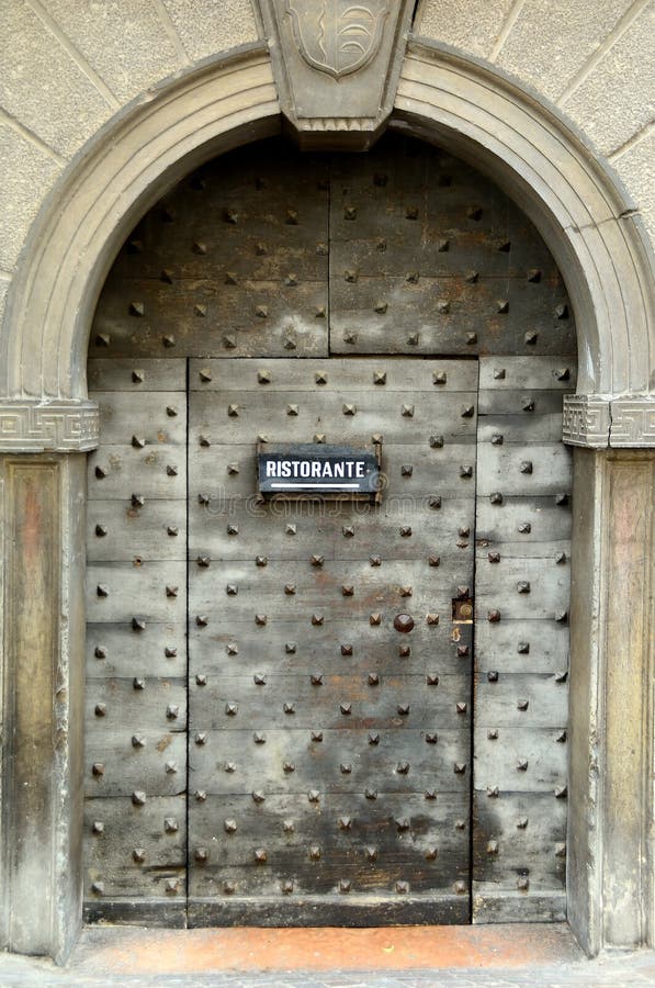 Building, Detailed View of a Front Door or Entrance Door Stock Photo ...