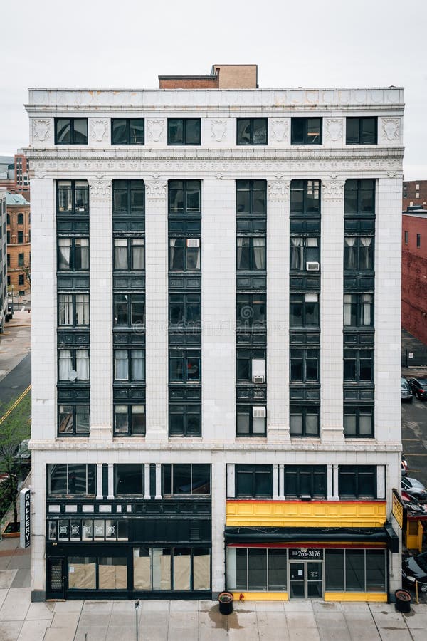 A Building in Detroit, Michigan Editorial Photography - Image of city ...