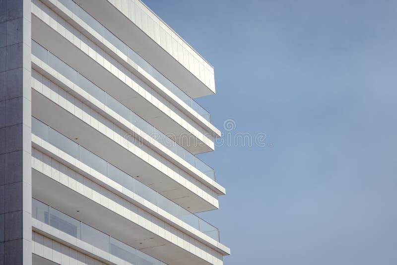 Diagonal Perspective Architecture Stock Photo - Image of modern ...