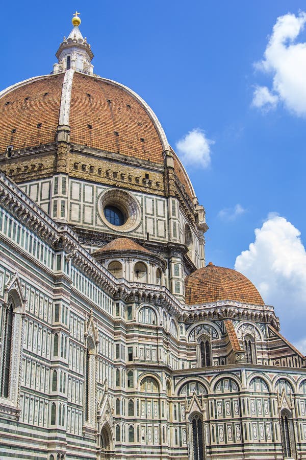 Building and the Dome of Santa Maria Del Fiore Stock Photo - Image of ...