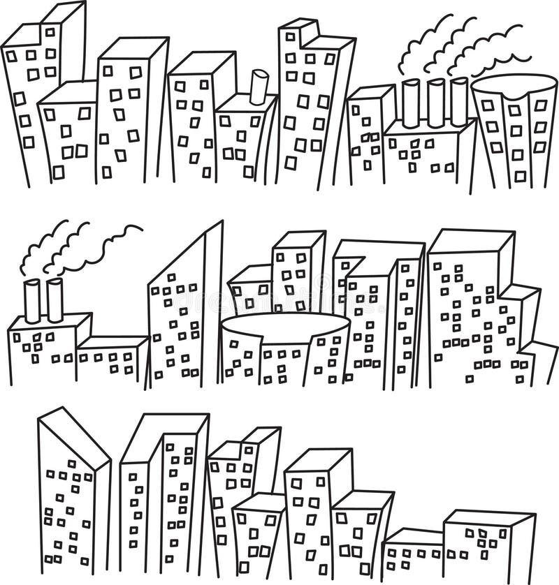 Building doodle stock vector. Illustration of sketchy - 19571589