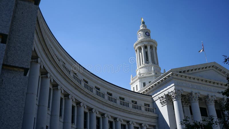 Building in Downtown Denver Stock Image - Image of capital, denver ...