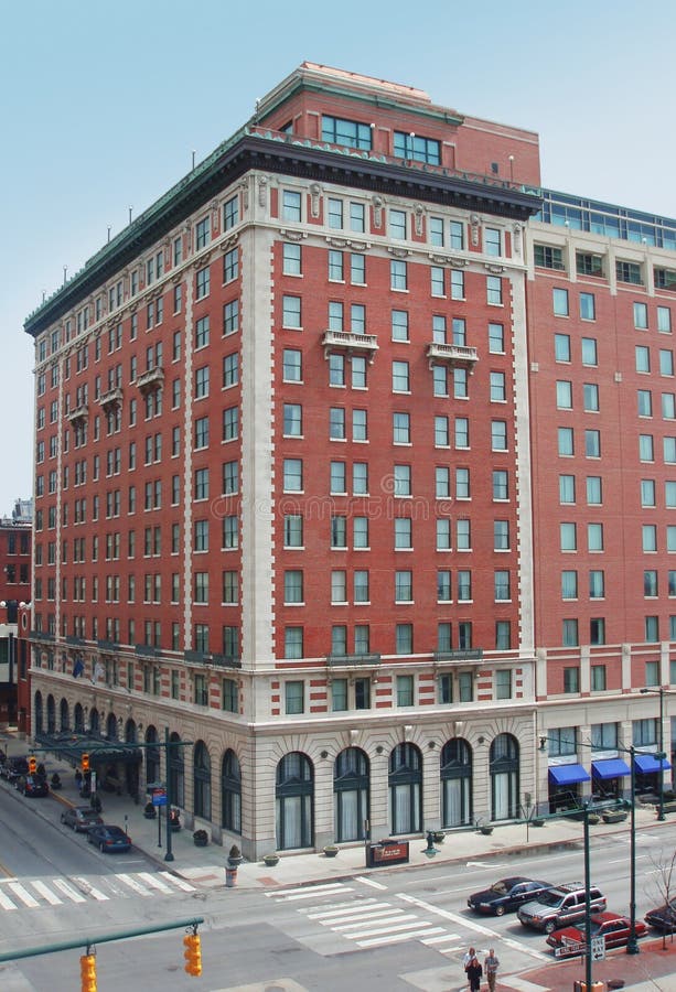 Downtown Indianapolis stock photo. Image of city, indy500 - 8599704