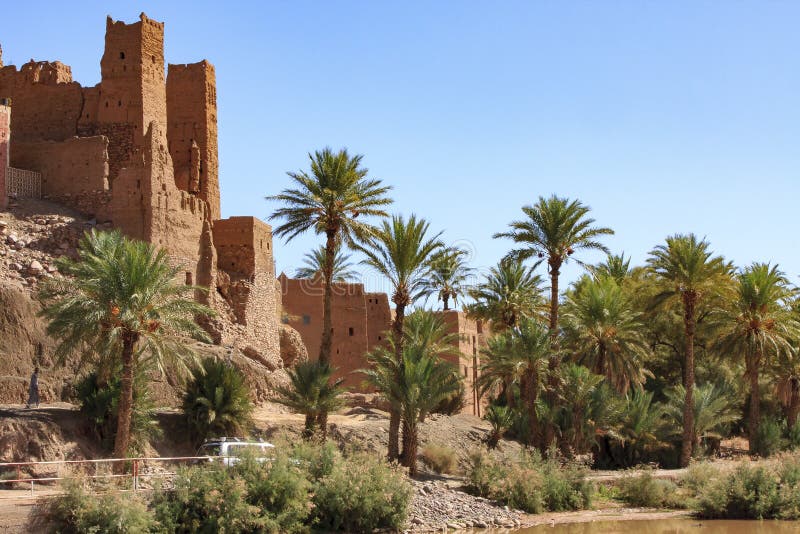 Building in Draa valley stock photo. Image of africa - 99264948