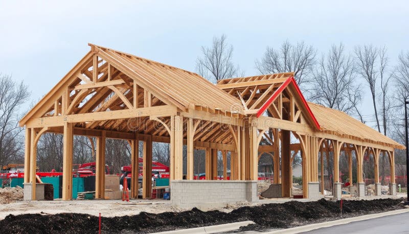 Building a Dream with Wood and Craftsmanship Timber Frame Structure ...