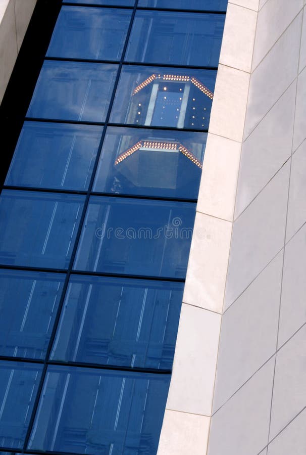 Building with Elevator in Window Stock Image - Image of textured, carry ...