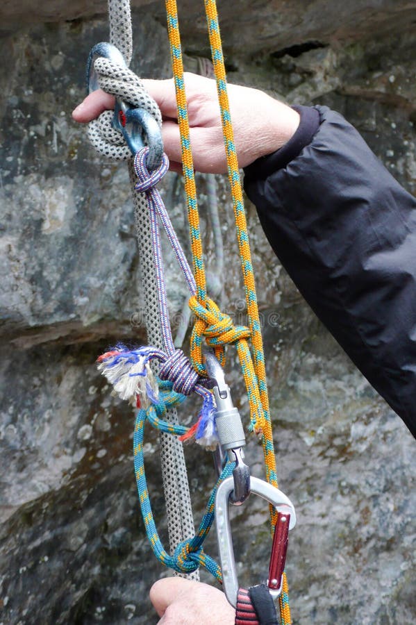 Emergency Rescue System with Ropes during a Wilderness Rescue Course ...