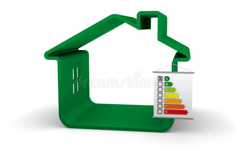 Building Energy Performance a Classification Stock Illustration ...