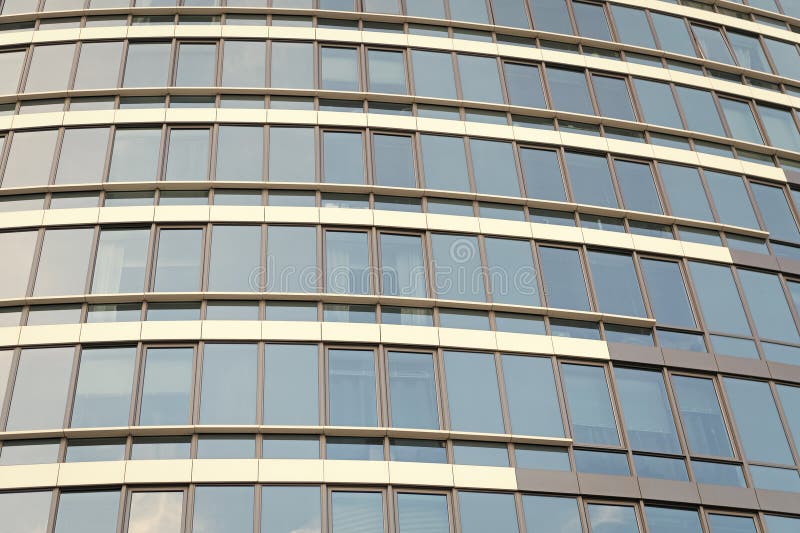 Building Exterior Architecture. Building Background. Glass Building ...