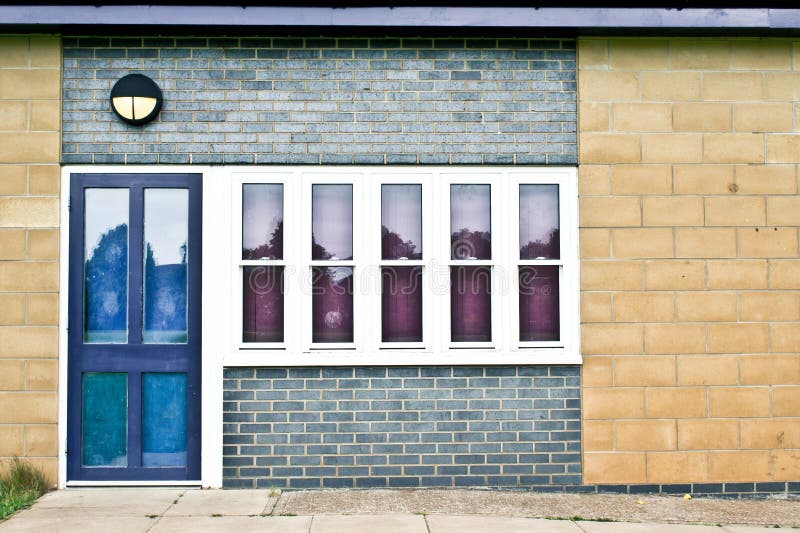 Building exterior stock image. Image of closed, house - 59027807