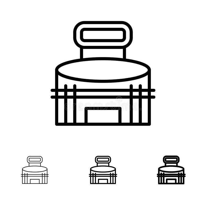 Stadium Building Icon Black Stock Illustrations – 1,037 Stadium ...