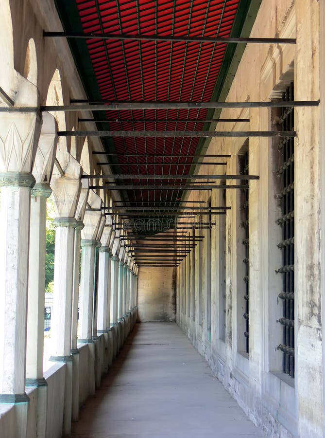 Building Exterior Hallway stock image. Image of hall, metal - 3772995