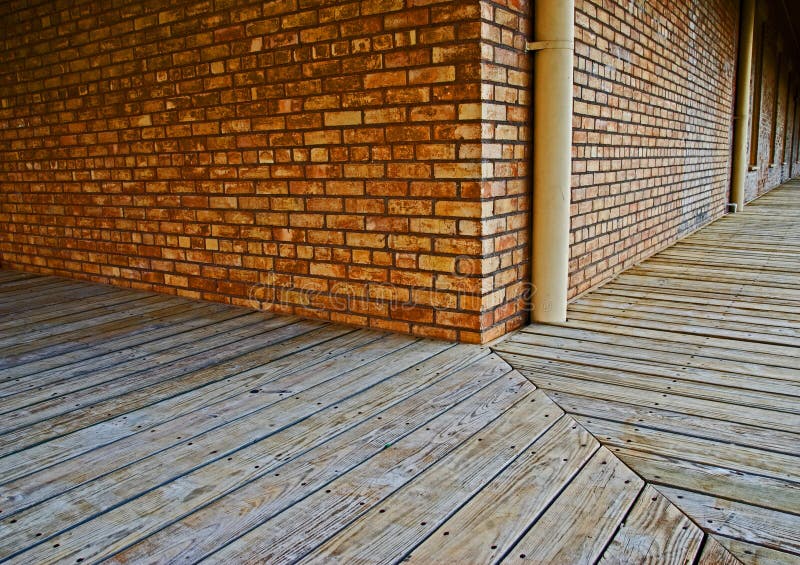 Building Exterior Hallway Corner Stock Photo - Image of pattern ...