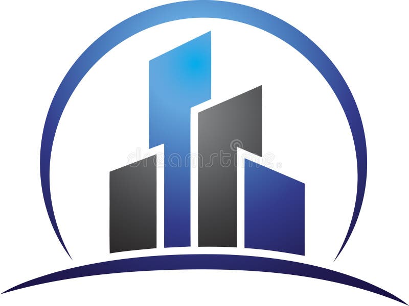 Exterior Building Logo Concept Stock Vector - Illustration of architech ...